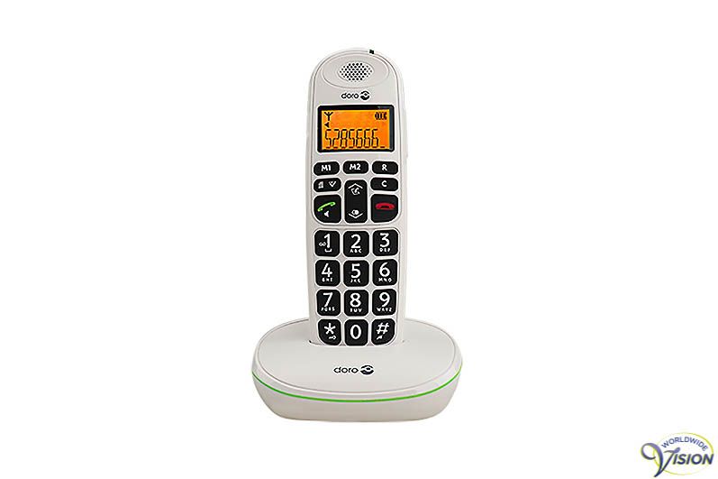 Doro PhoneEasy 100W draadloze Dect telefoon met 10 directe nummers. BU ...